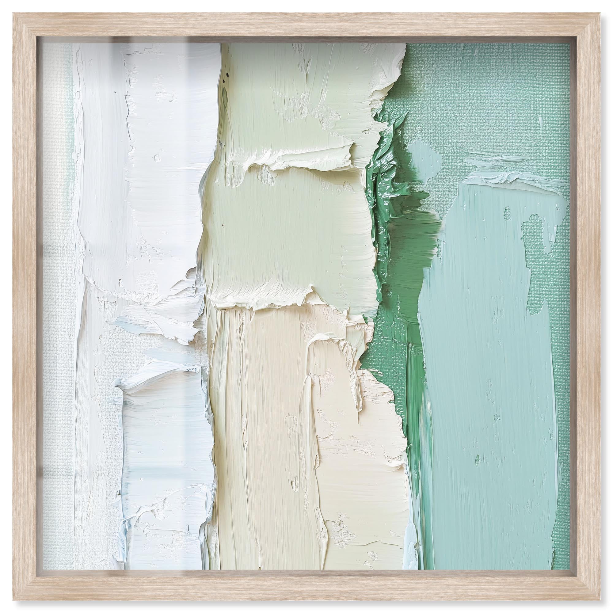 Minted Horizon II Shadowbox Print Mint Abstract Art by Art Remedy ...