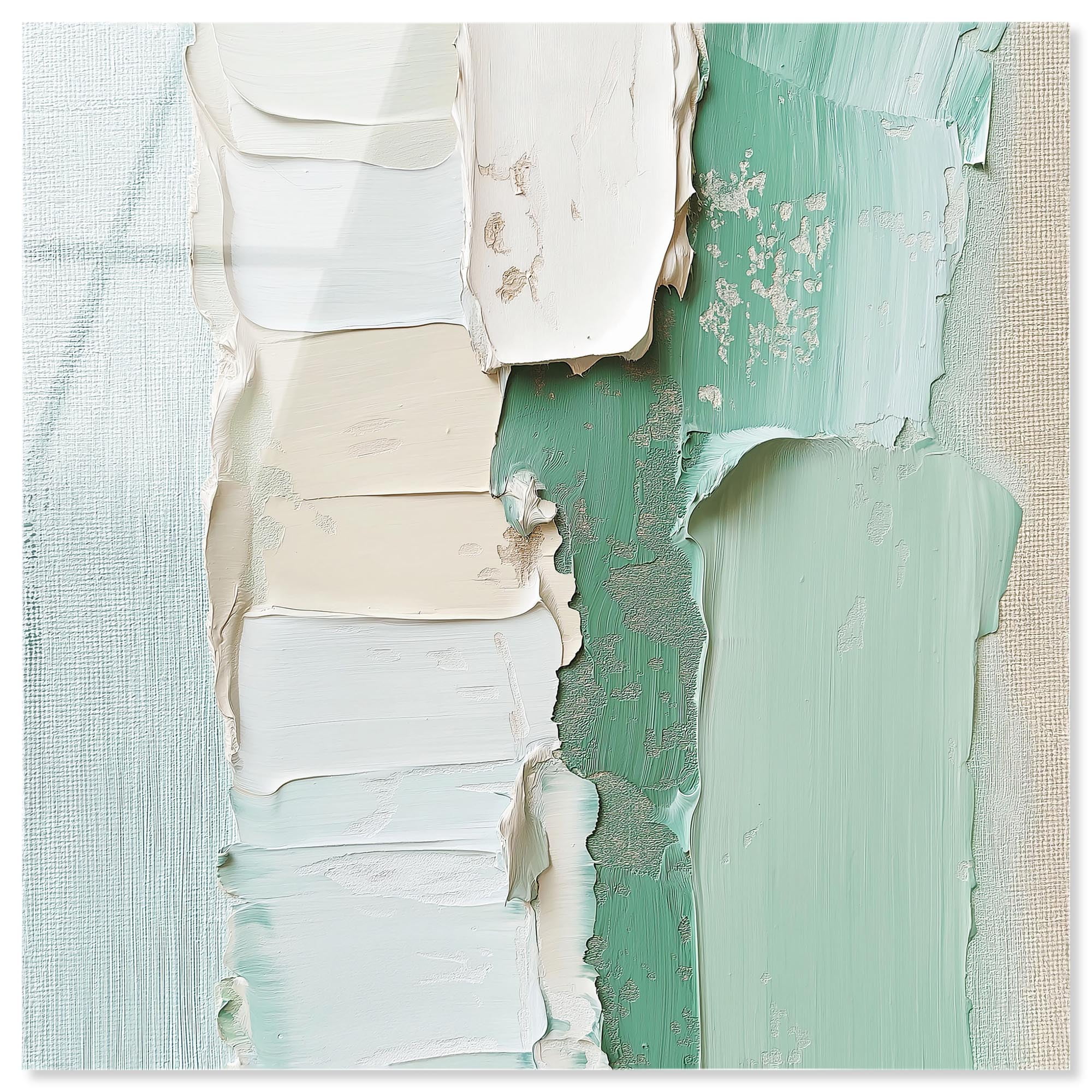 Minted Horizon III Acrylic Print Mint Abstract Art by Art Remedy, Ready ...