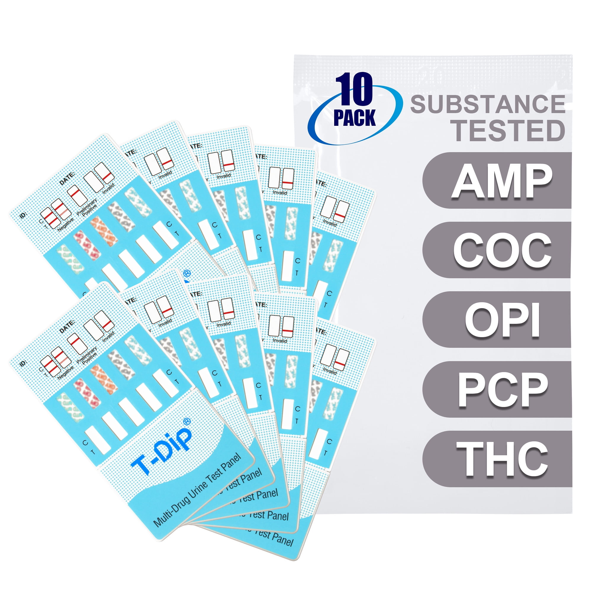 Mintegrity [10pk] - 5-Panel Dip Card Instant Urine Drug Test ...