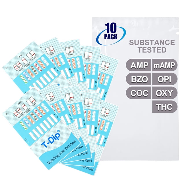 Mintegrity [10pk] - 7-Panel Dip Card Instant Urine Drug Test - (AMP/BZO ...