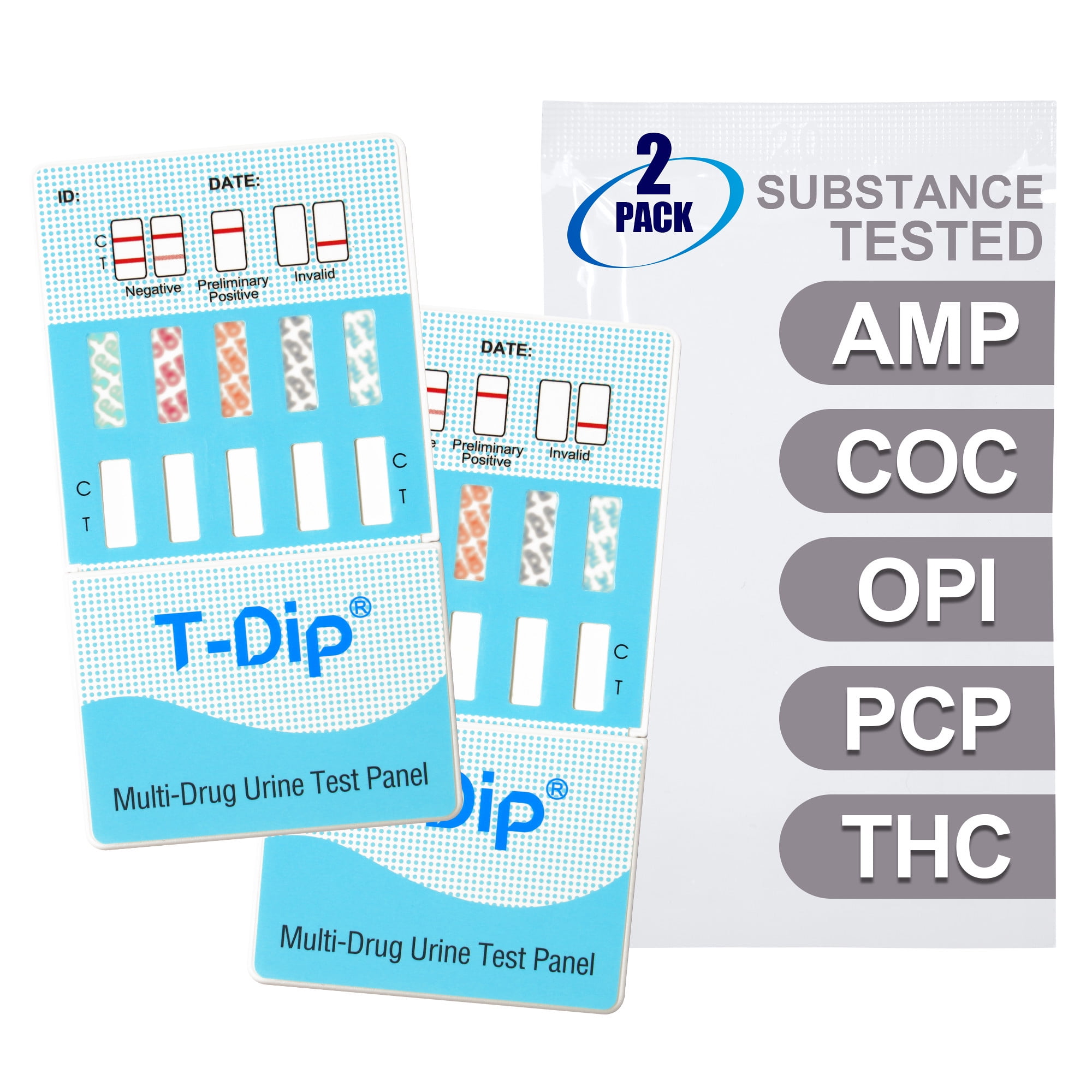Mintegrity [2pk] - 5-Panel Dip Card Instant Urine Drug Test ...