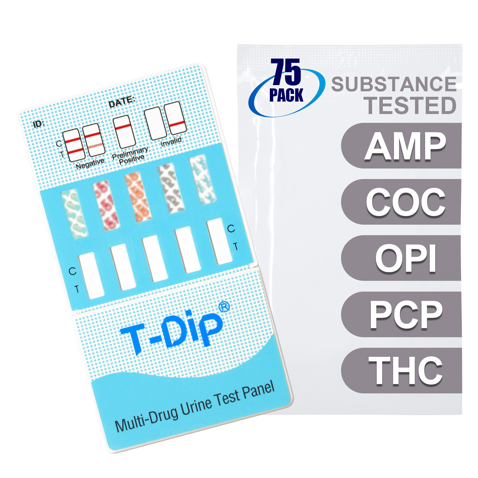Mintegrity [75pk] - 5-Panel Dip Card Instant Urine Drug Test ...