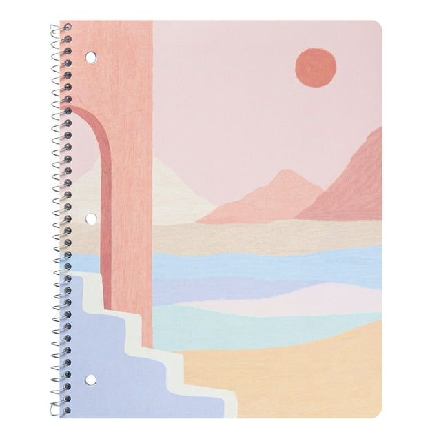 Mintgreen One-Subject Spiral Notebook, College Ruled, 80 Recycled ...