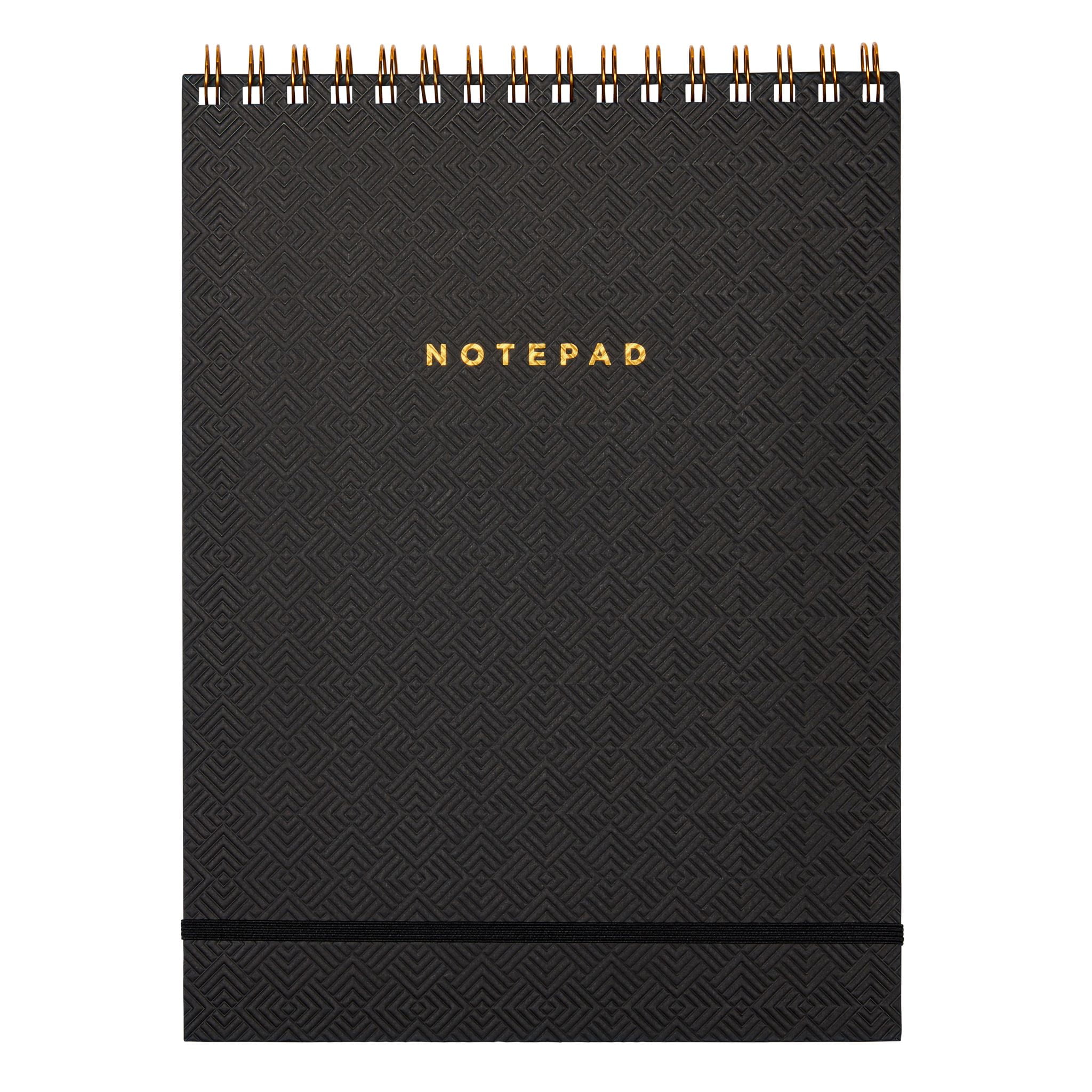 Mintgreen Spiral Top Bound Notepad (8"x 10.75") Black Professional ...