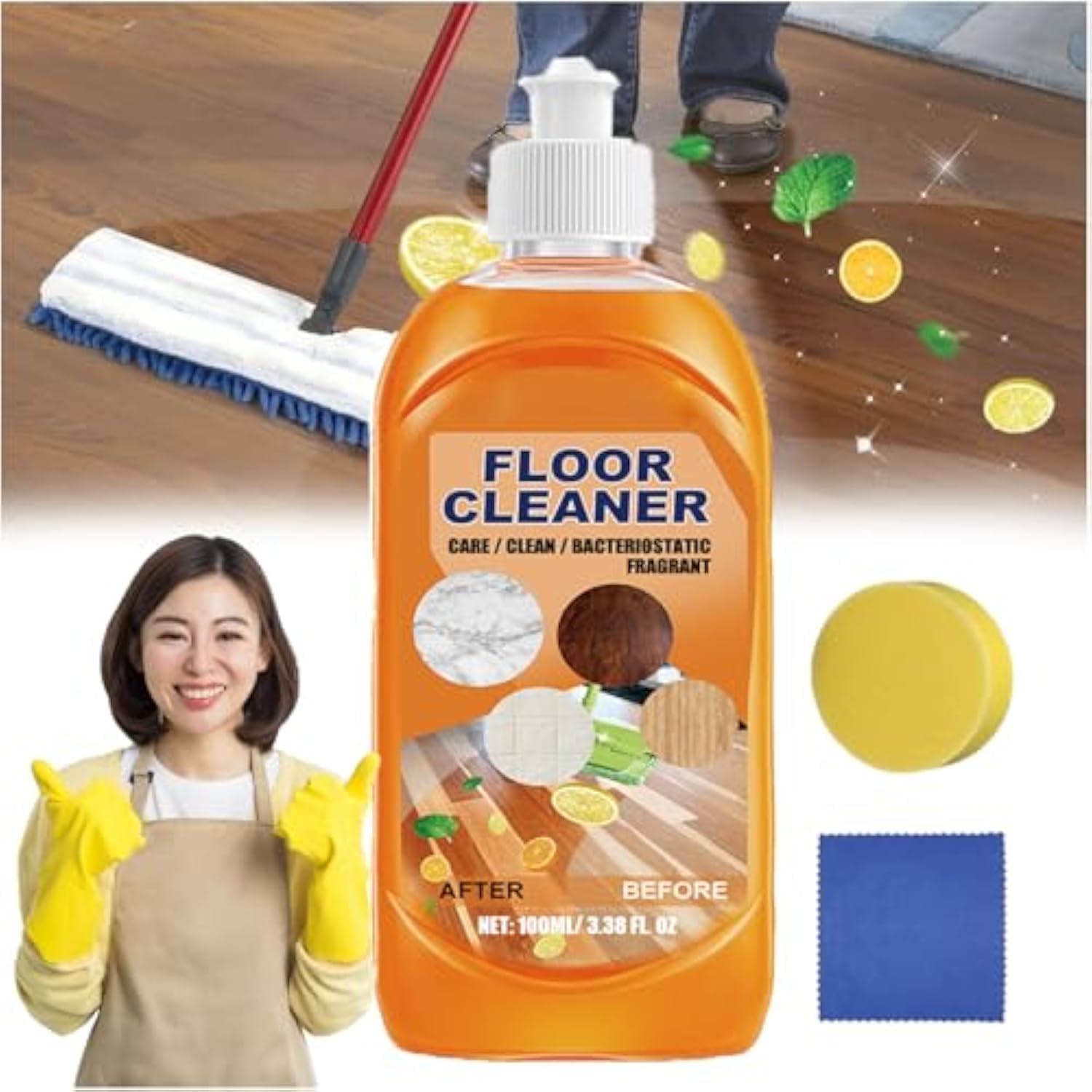 Mintimi Floor Cleaner, 2025 New Iminous Floor Cleaner, Multi-purpose ...