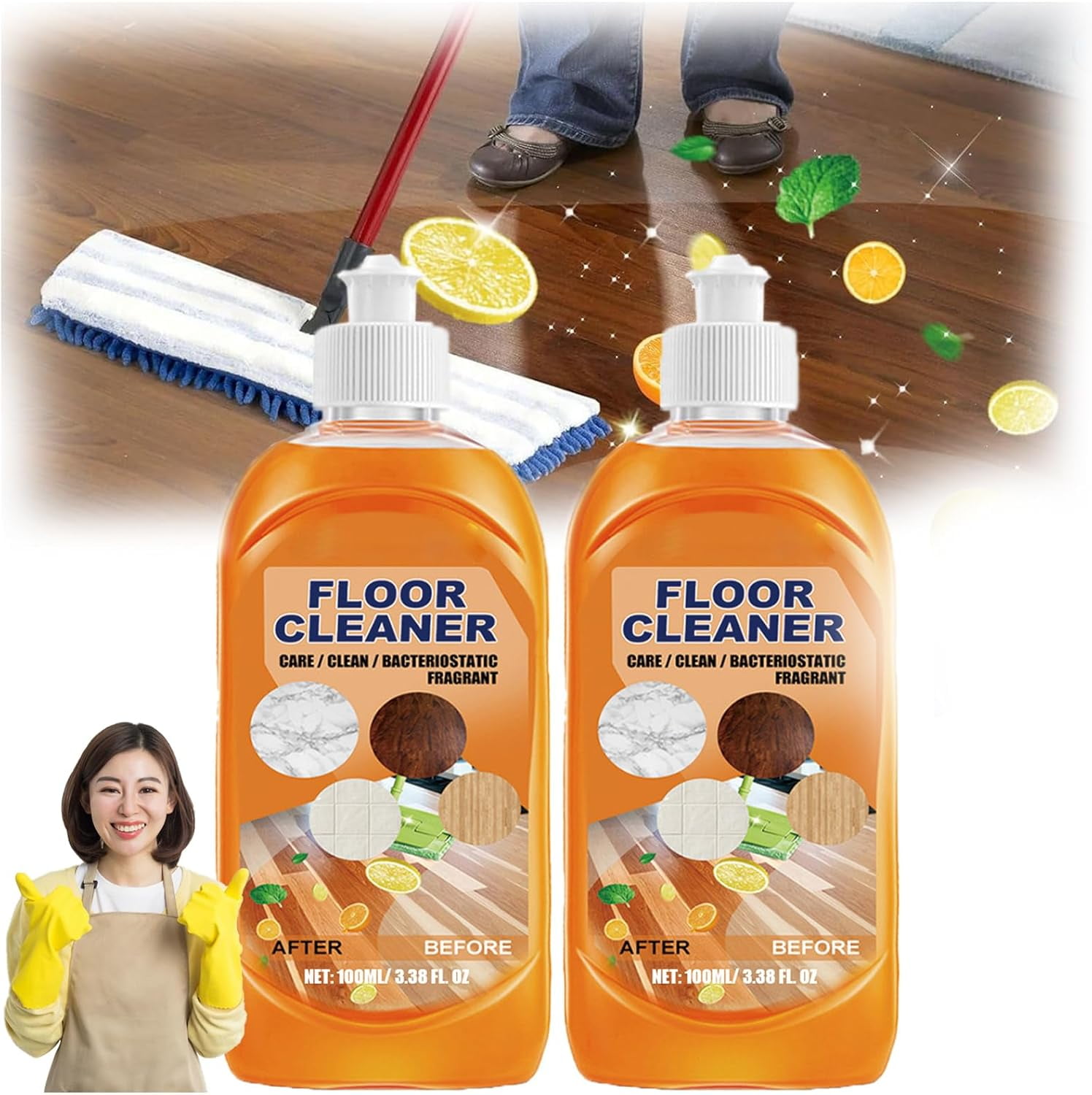 Mintimi Floor Cleaner, 2025 New Iminous Floor Cleaner, Multi-purpose ...