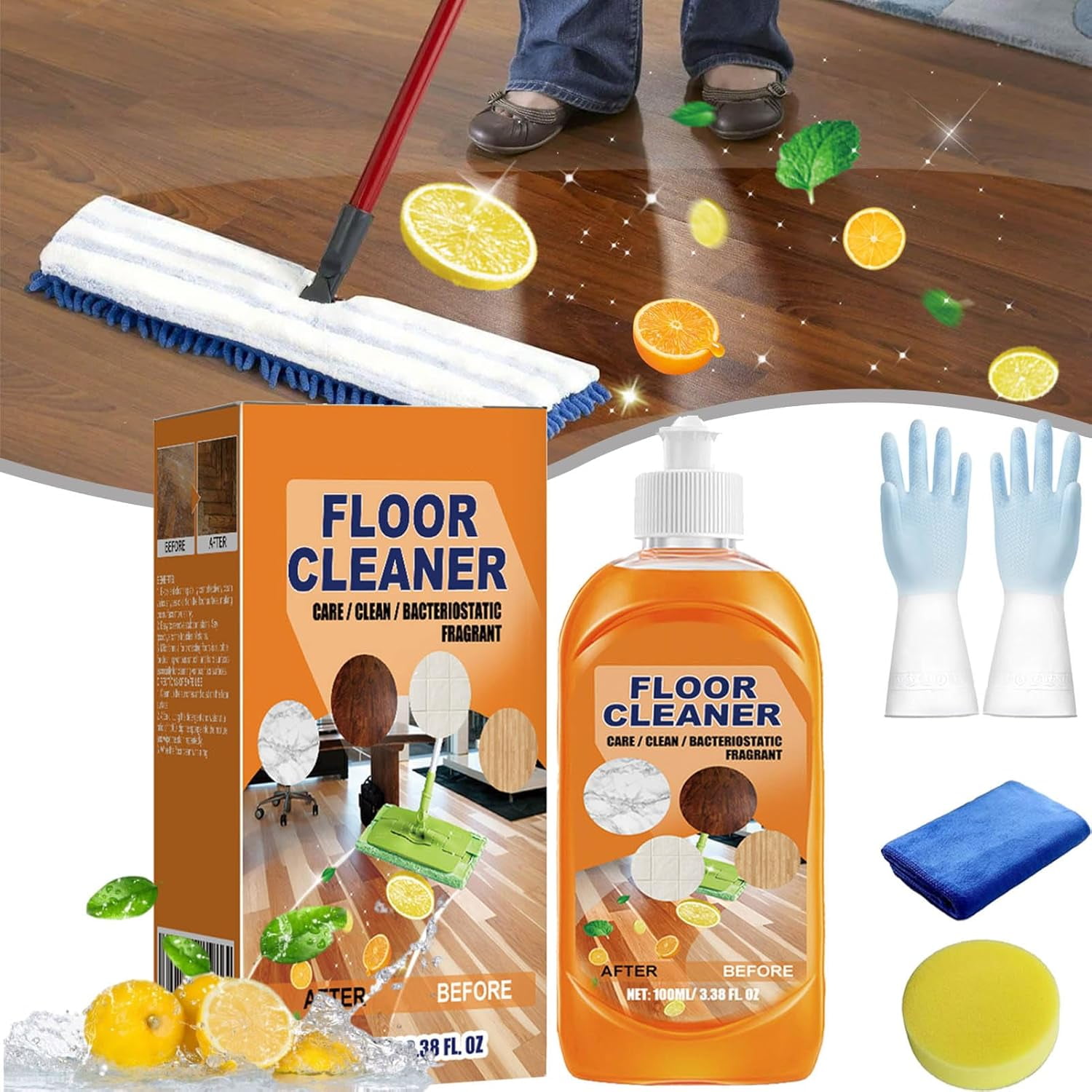 Mintimi Floor Cleaner, Mintimi Floor Cleaner Hardwood, Iminous Floor Cleaner, Powerful Floor ...