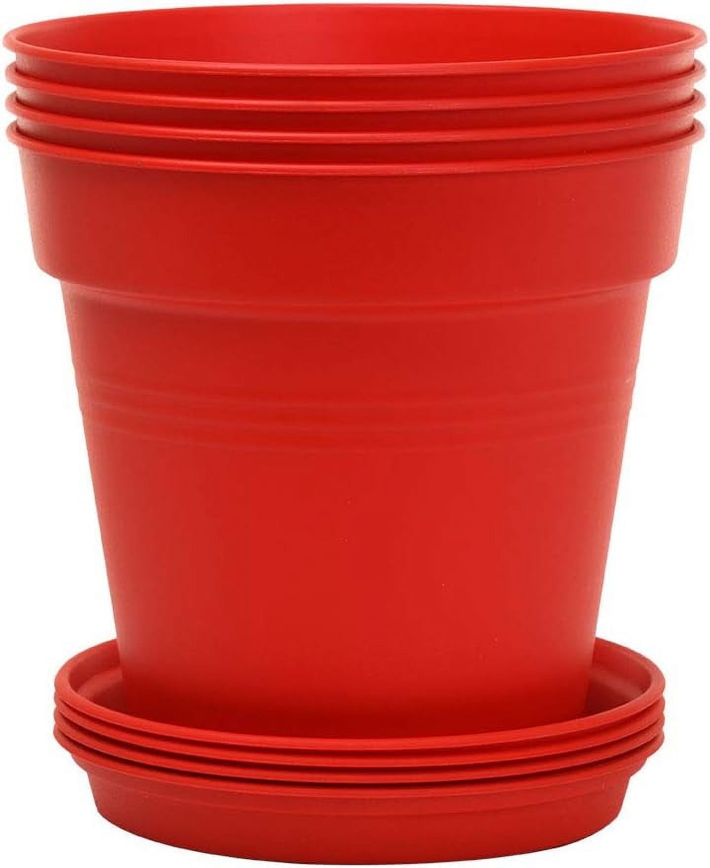 Mintra Home Indoor Planters with Drainage Holes, Flower Garden Pots ...