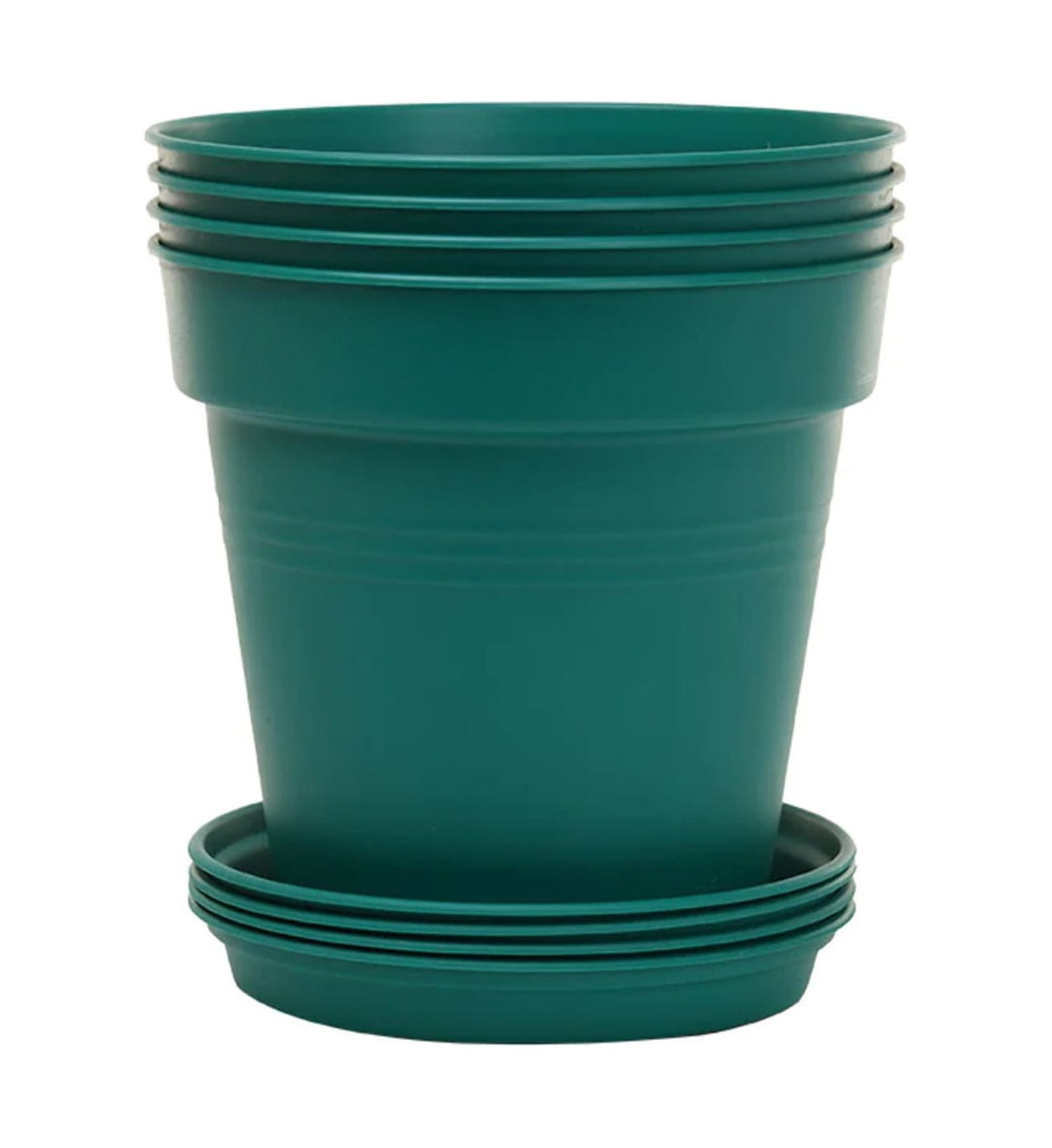 Mintra Garden - 13cm Round Garden Pots 4pk - (13cm Diameter - 5inW x 4 ...