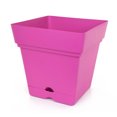 Mintra Garden - 14.5in Square - Large Garden Pot With Wheels (14.5inW x ...