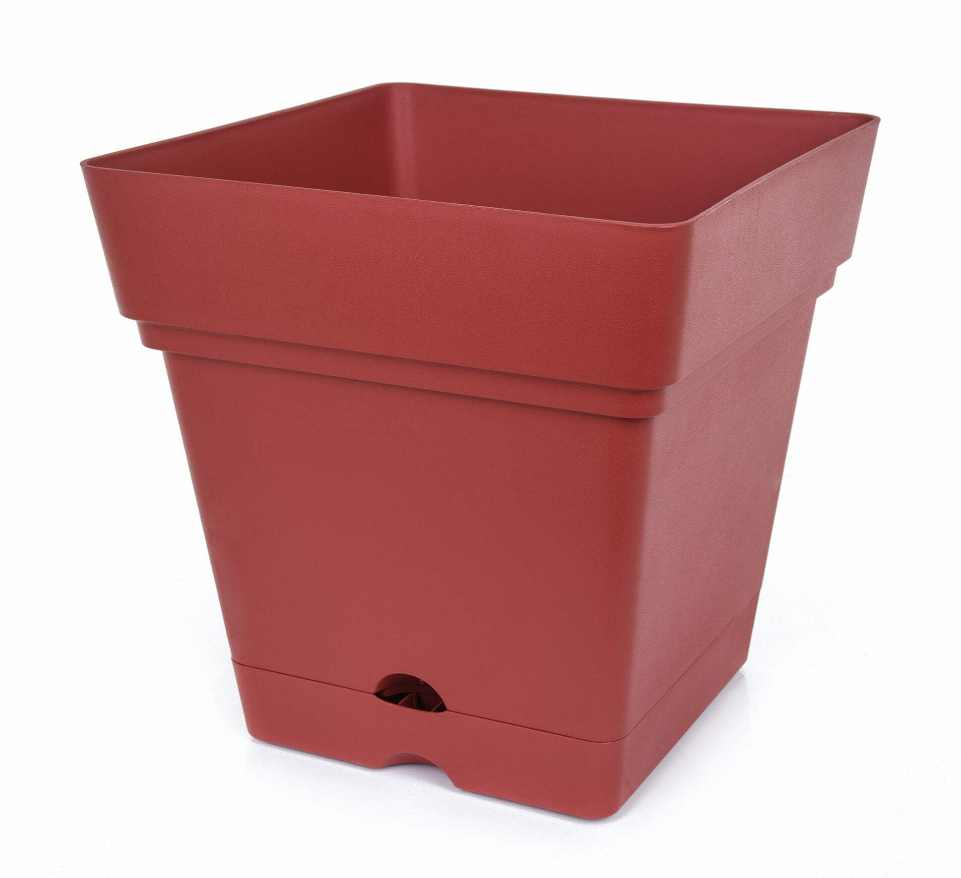 Mintra Garden - 14.5in Square - Large Garden Pot With Wheels (14.5inW x ...