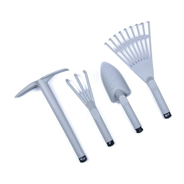 Mintra Garden - Garden Tools 4pk - (Cultivator, Trowel, Shovel, Rake ...