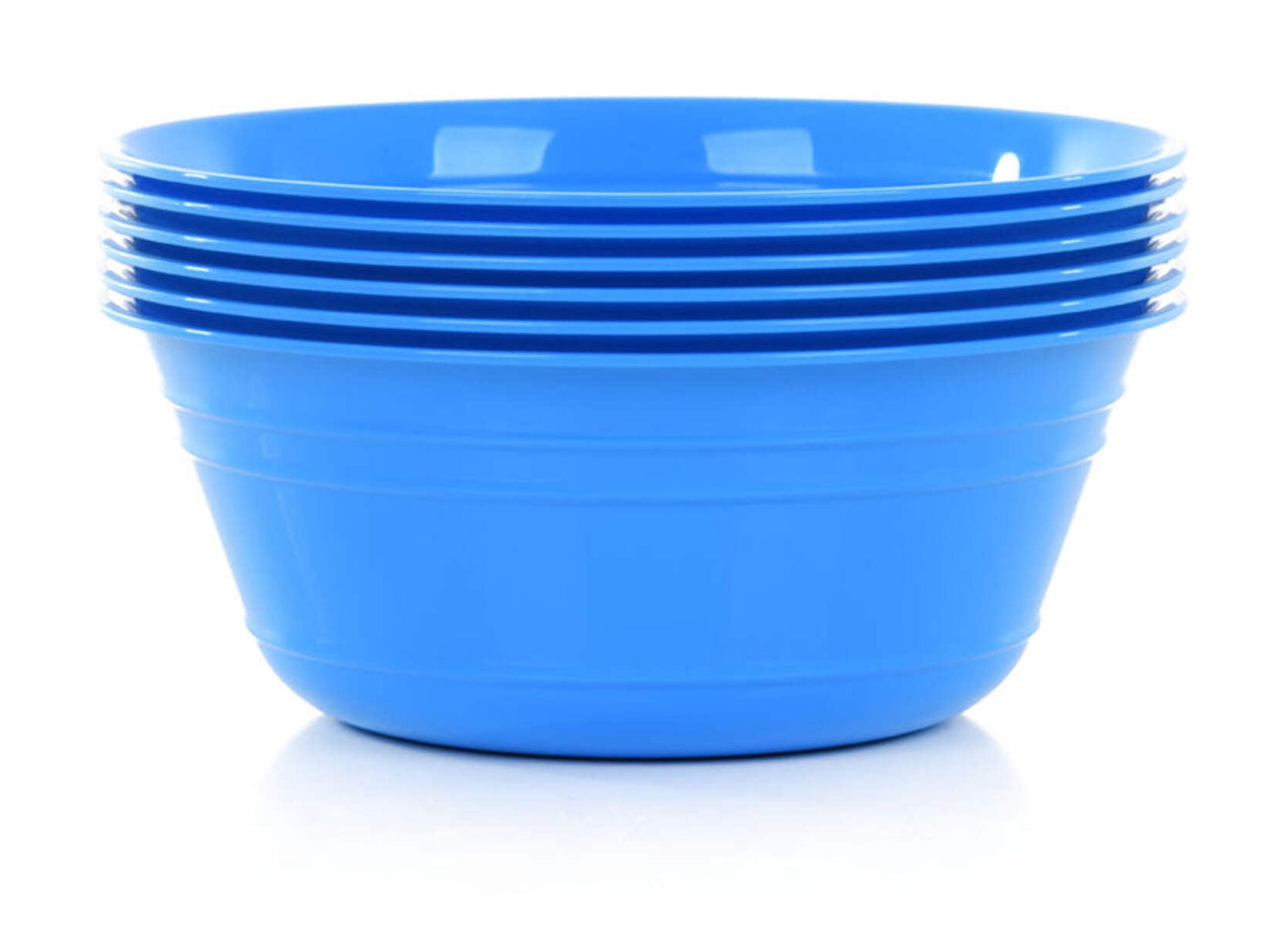 Mintra Home - Medium Blue Snack Bowl, 6 Pack, Microwave Safe, BPA Free ...