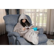 Snuggie Original Wearable Blanket for Adults, Super Soft Fleece Throw ...