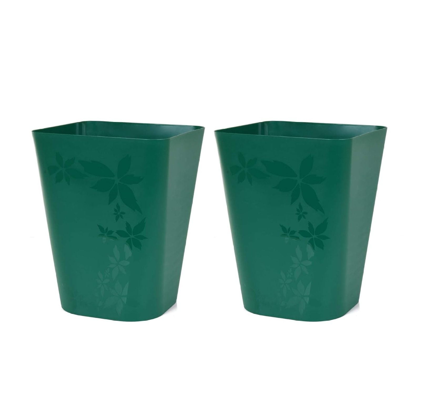 Mintra Home Trash Bins (Green, 12 Liter (3 Gallon) - 2 Pack) - Walmart.com