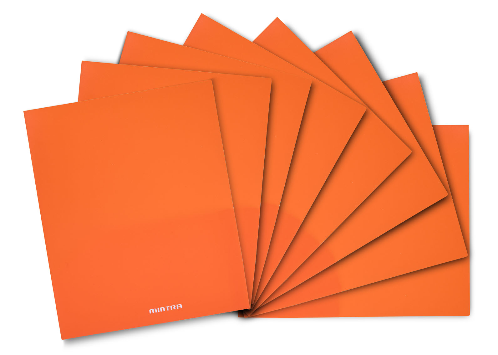 Mintra Office-(07103) Poly Pocket Folders (Orange, 8 Pack) - Walmart.com