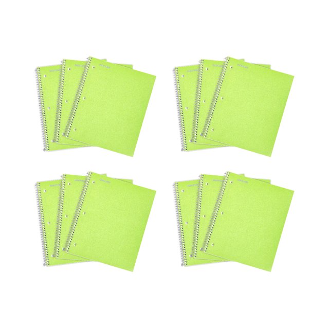 Mintra Office Durable Spiral Notebooks, 1 Subject, 100 Sheets, Wide ...