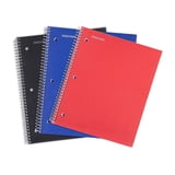 Mintra Office Spiral Notebooks, College Ruled, 100 Sheets, Poly Cover ...