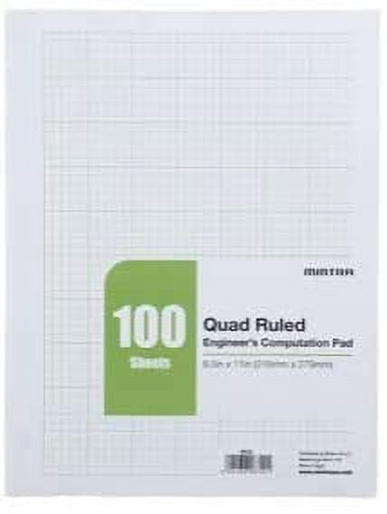 Mintra Office Engineer Notebooks and Pads (Engineer Pad, 1 Pack) - 100 ...