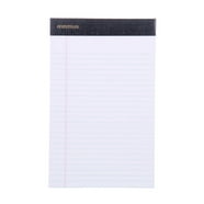 Universal Premium Ruled Writing Pads, Wide/Legal Rule, 8.5 x 11, White ...