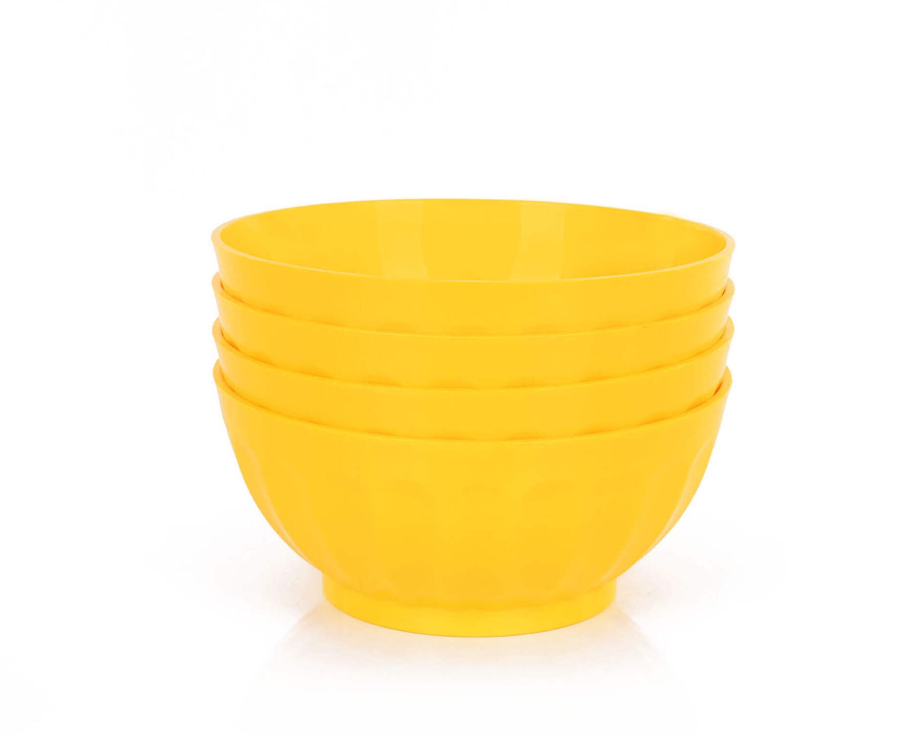 Mintra Unbreakable Plastic Bowl - 4 Pack Large 1.8 L - Walmart.com