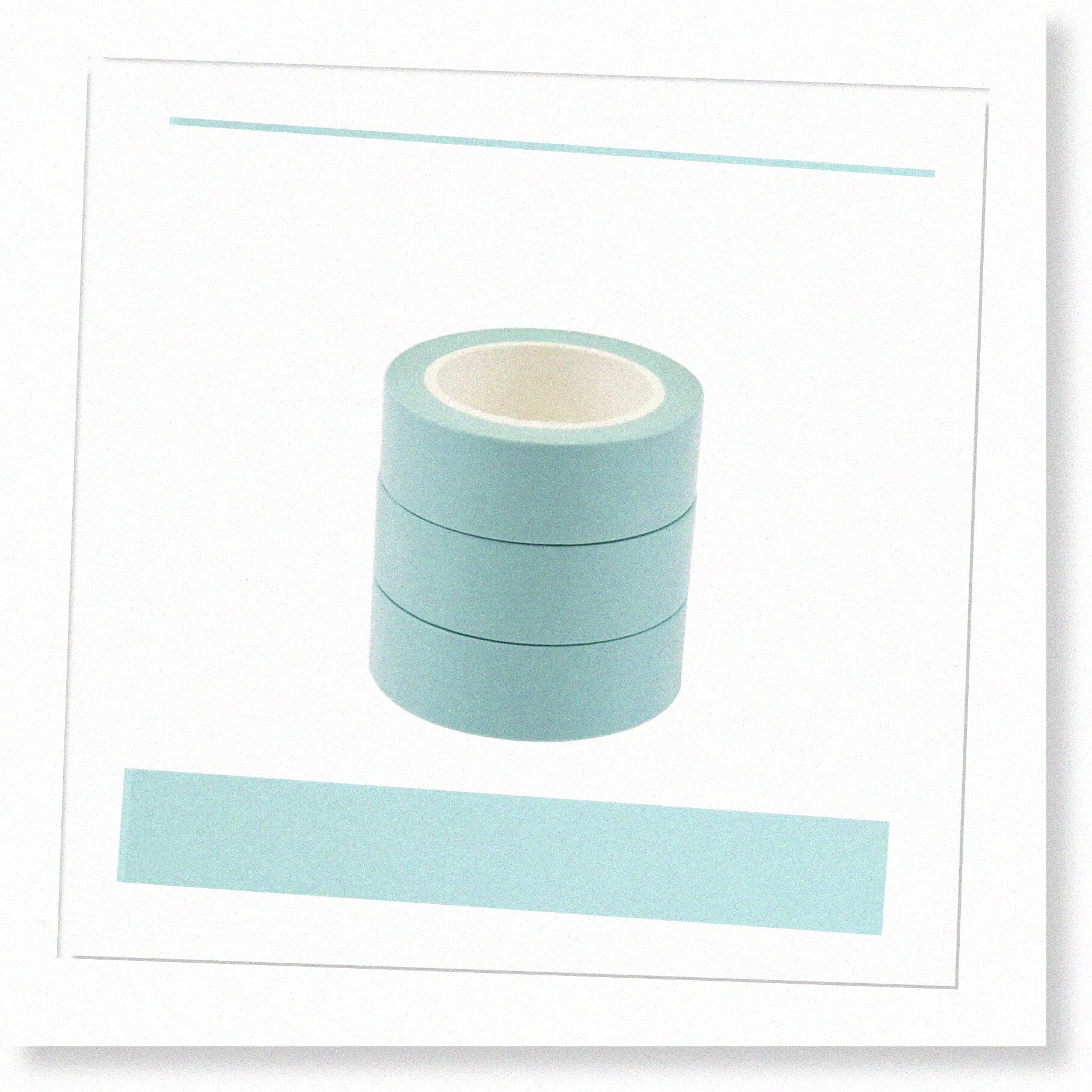 Minty Fresh Decorative Mag Tape Set - 3 Rolls of Pastel Washi Tape for ...