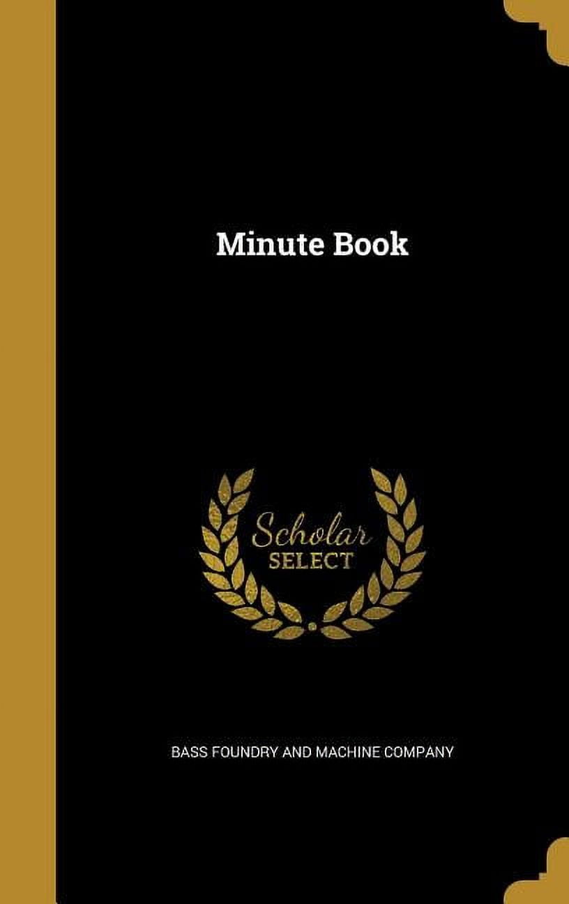 Minute Book (Hardcover) - Walmart.com