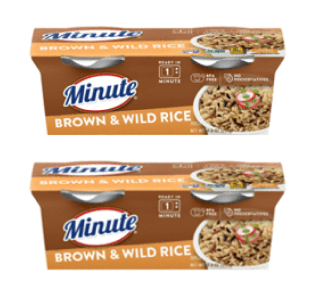 Minute Brown and Wild Rice Cups, Microwaveable 4.4 oz, Ready in 1 ...