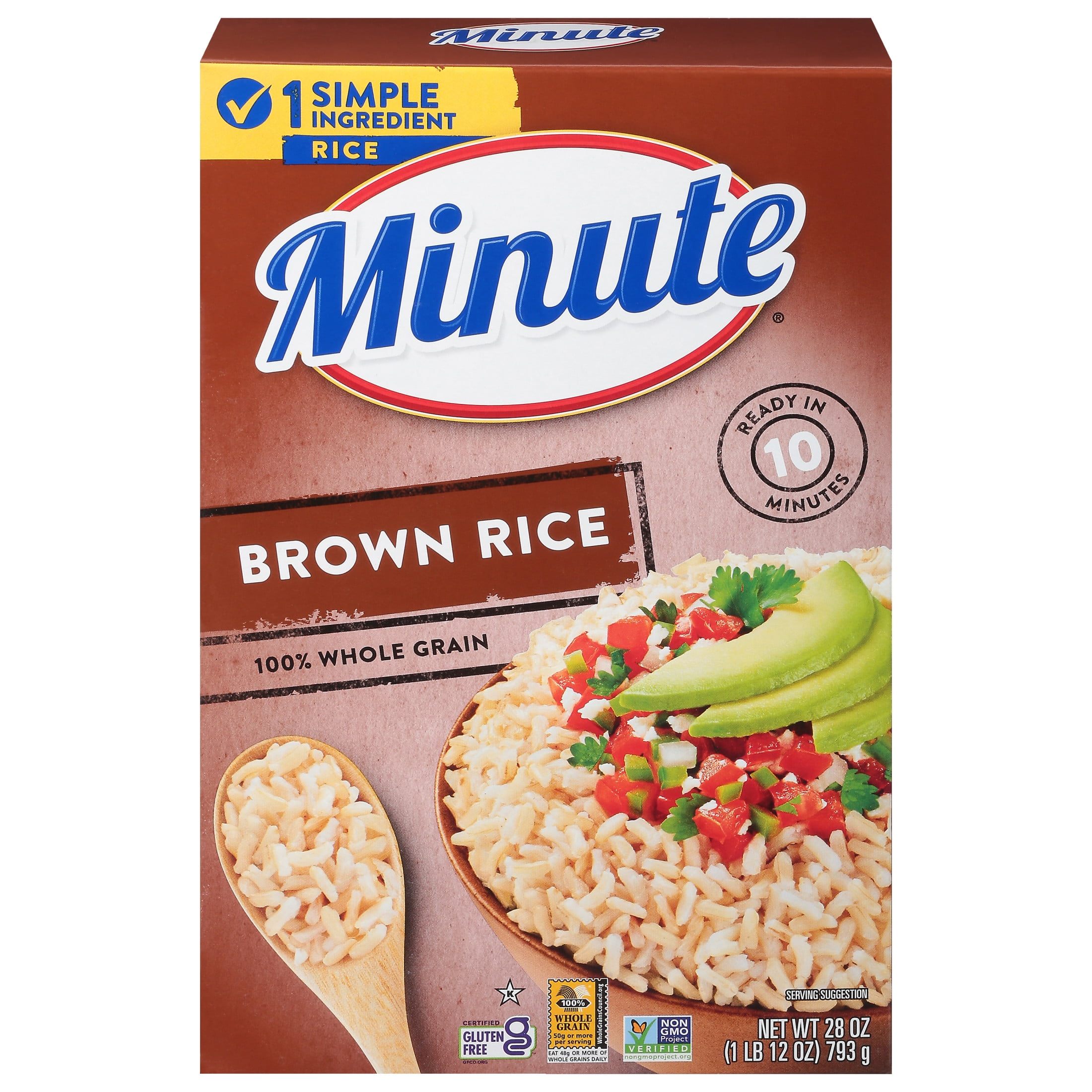 Instant Brown Rice 28oz - Premium RICE for supermarkets - Walmart ...