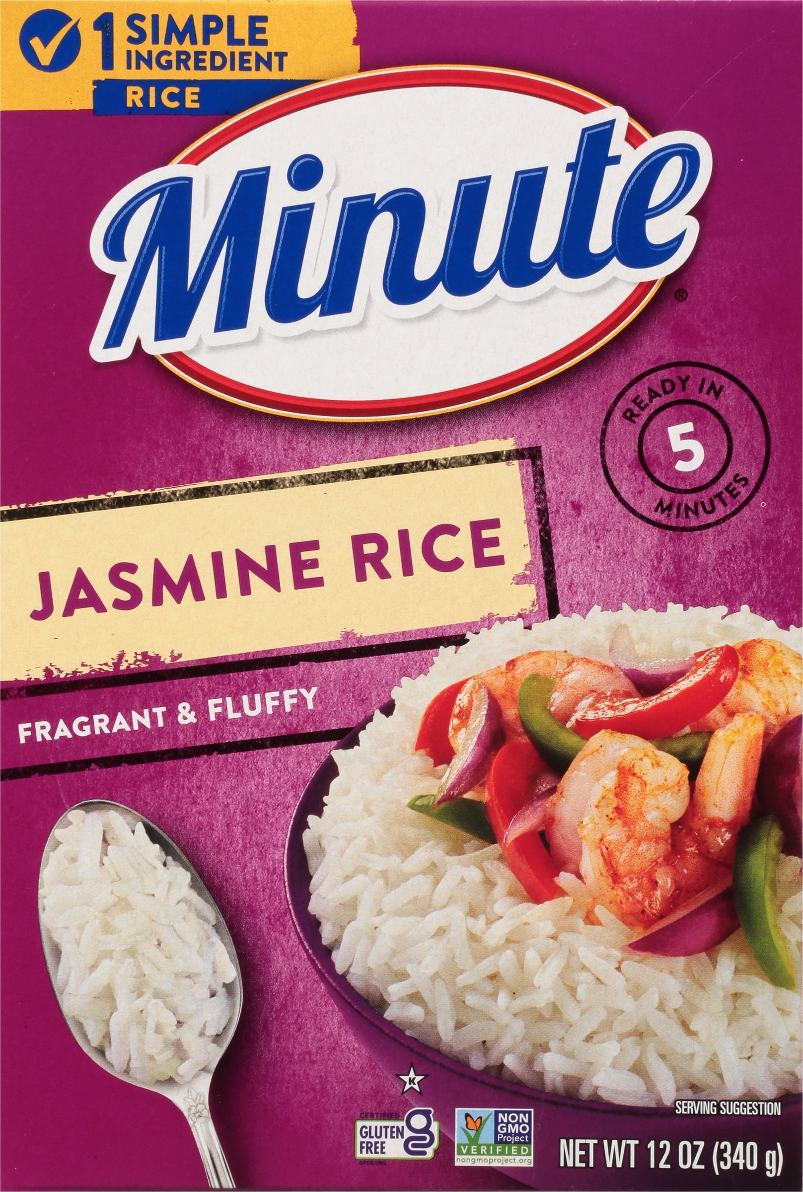 Minute Instant Jasmine Rice, 12oz, Simple & Aromatic - Walmart.com