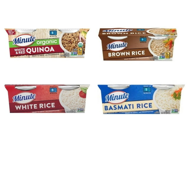 Minute Instant Ready to Serve Rice Cups (Variety Pack of 4 ...
