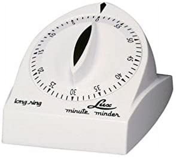 Minute Long Ring Timer Mechanical White 60 Min - Walmart.com