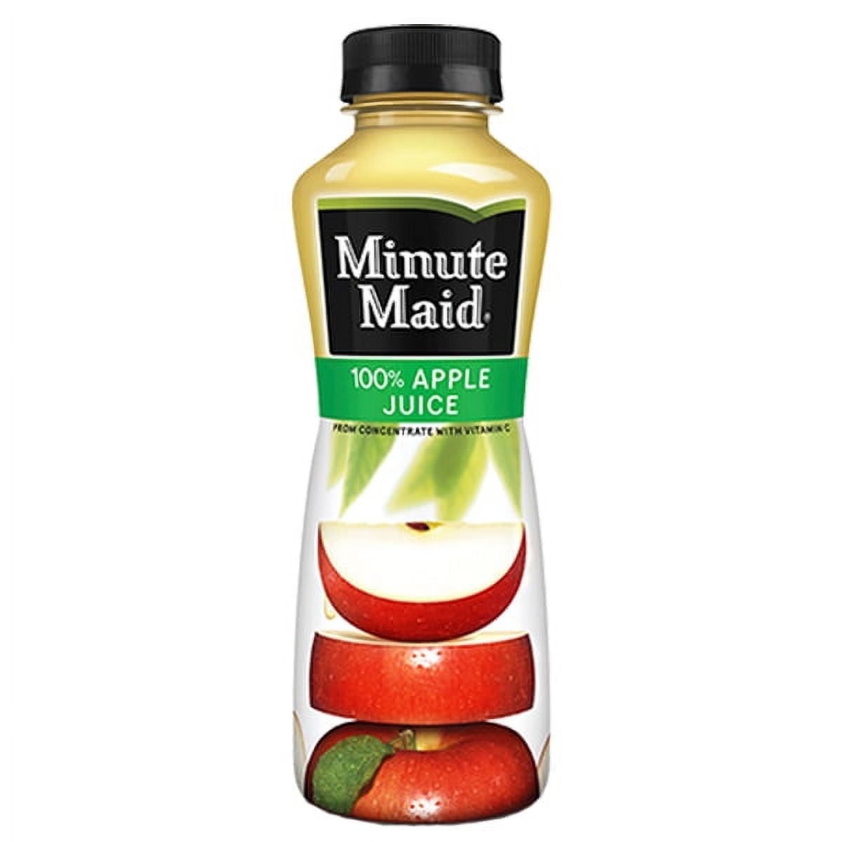 Minute Maid 100% Real Apple Juice, 12 oz Plastic Bottles - Pack of 24 ...