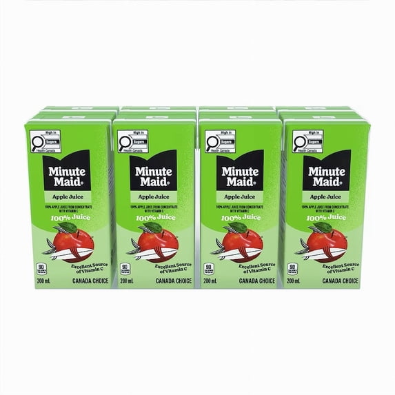 Minute Maid, Apple Juice Boxes, 8x200ml 1.6L, Perfect for On-The-Go ...