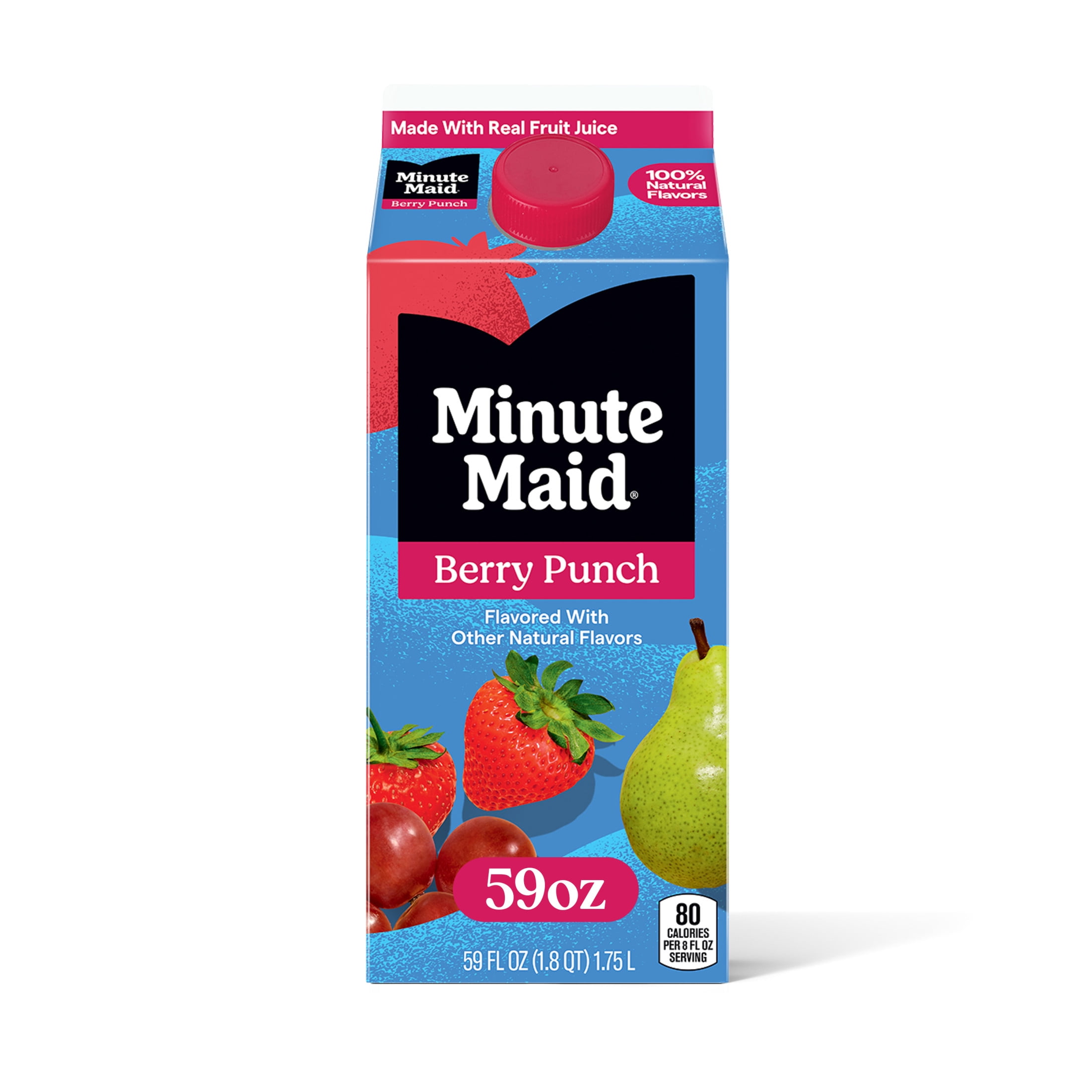 Minute Maid Berry Punch, Real Fruit Juice Drink, Natural Flavors, 59 fl ...