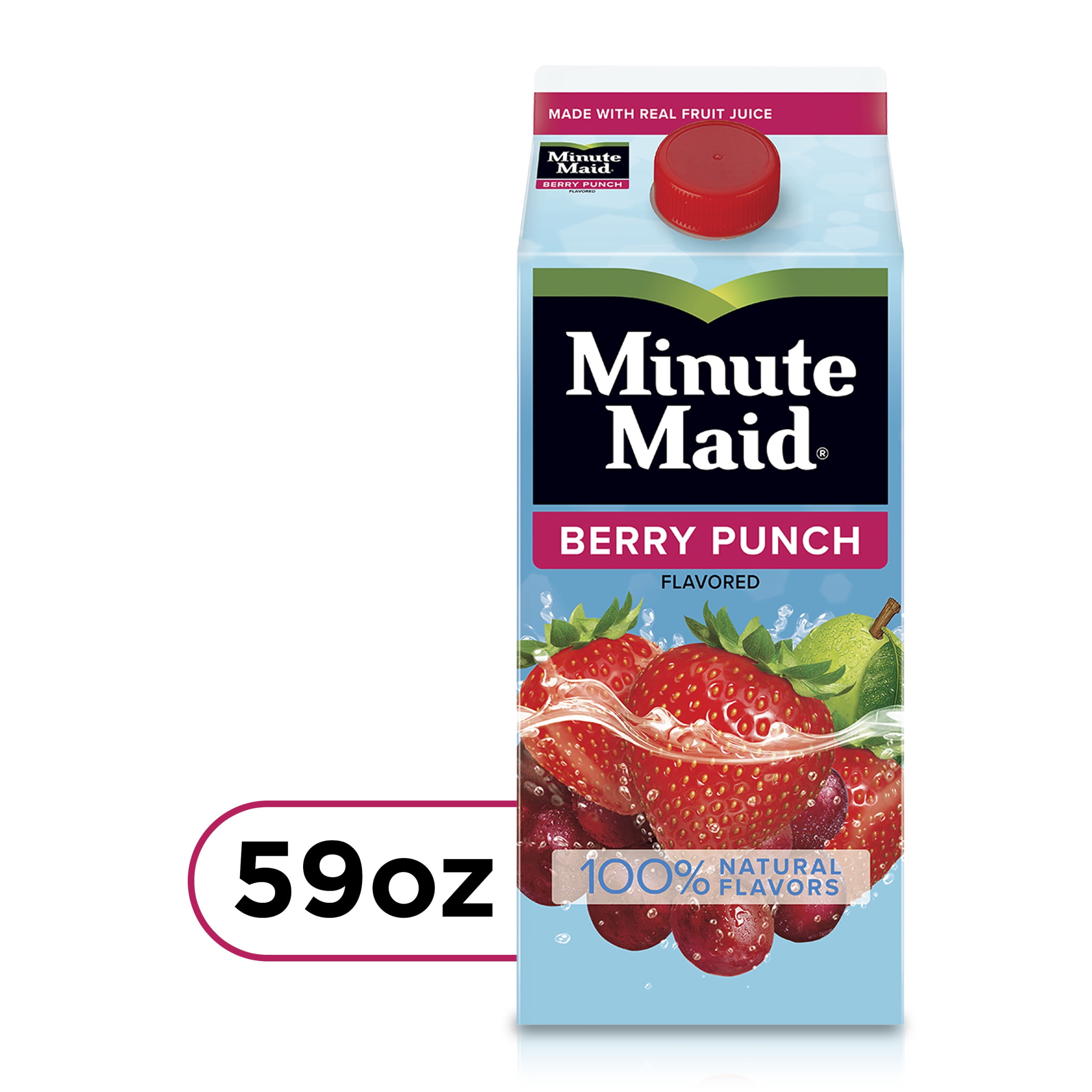Minute Maid Berry Punch Flavored Fruit Drink, 59 fl oz Carton - Walmart.com