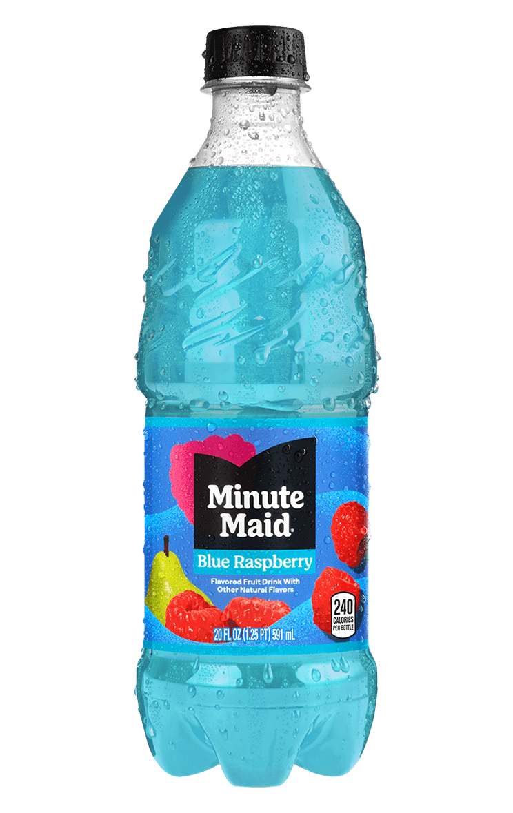Minute Maid Fresh Blue Raspberry Juice, 20oz, 24 Pack Bottles - Walmart.com