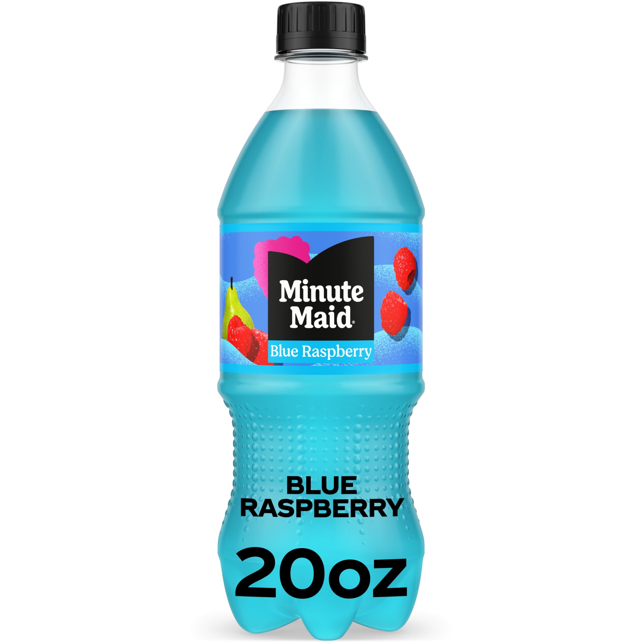 Minute Maid Blue Raspberry Juice Drink Bottle, 20 fl oz - Walmart.com