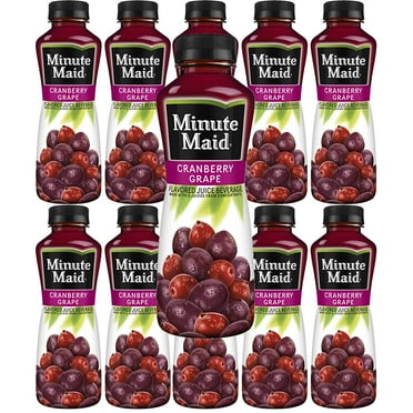 Minute Maid Drink - Cranapple Raspberry Juice, 12oz Plastic Bottles ...