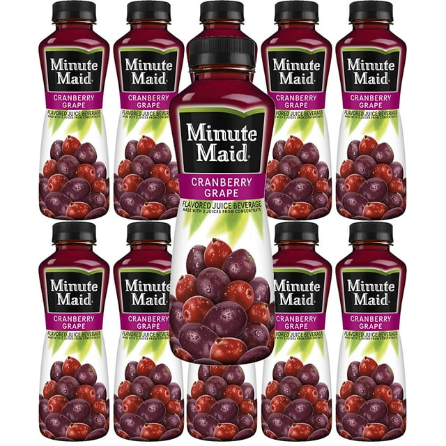 Minute Maid Cranberry Grape Drinks, 12 Oz, Pack of 24 - Walmart.com