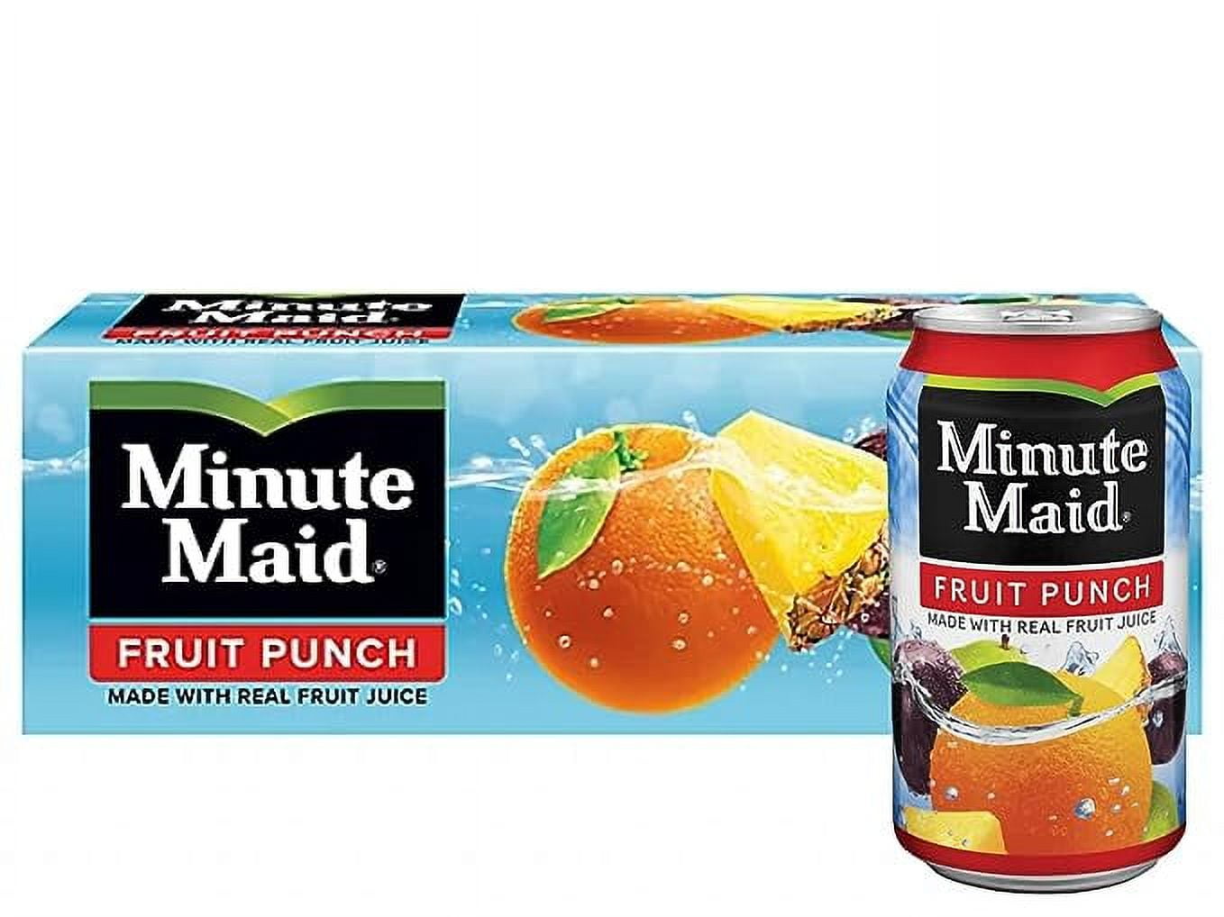 Minute Maid Fruit Punch Cans, 12 Ounces Bundled by Louisiana Pantry (24 ...