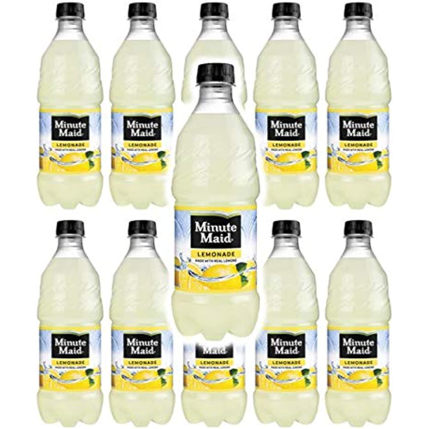 Minute Maid Lemonade 20Oz Bottles Pack Of 10 (Total Of 200 Fl Oz ...