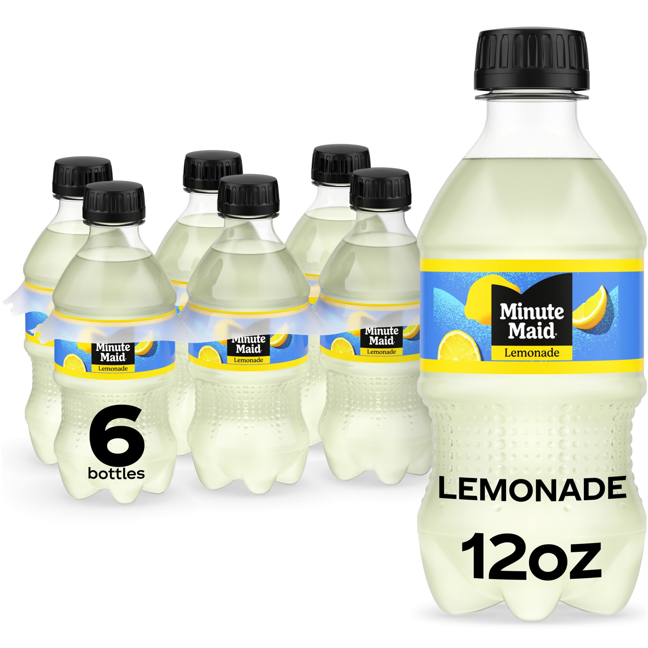 Minute Maid Lemonade Bottles, 12 fl oz, 6 Pack - Walmart.com
