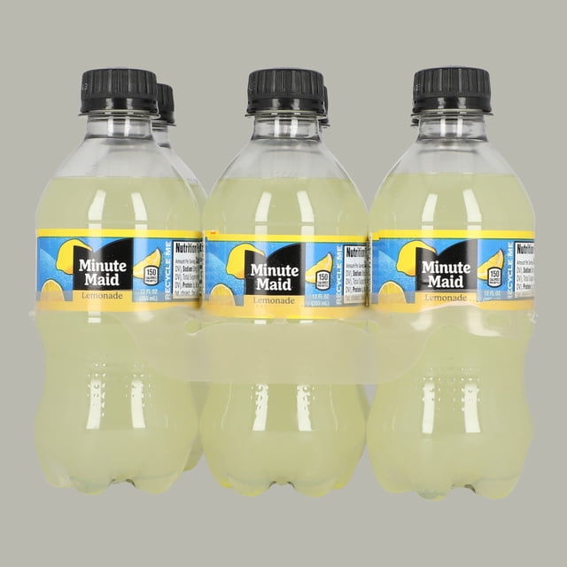 Minute Maid Lemonade Bottles, 12 fl oz, 6 Pack - Walmart.com