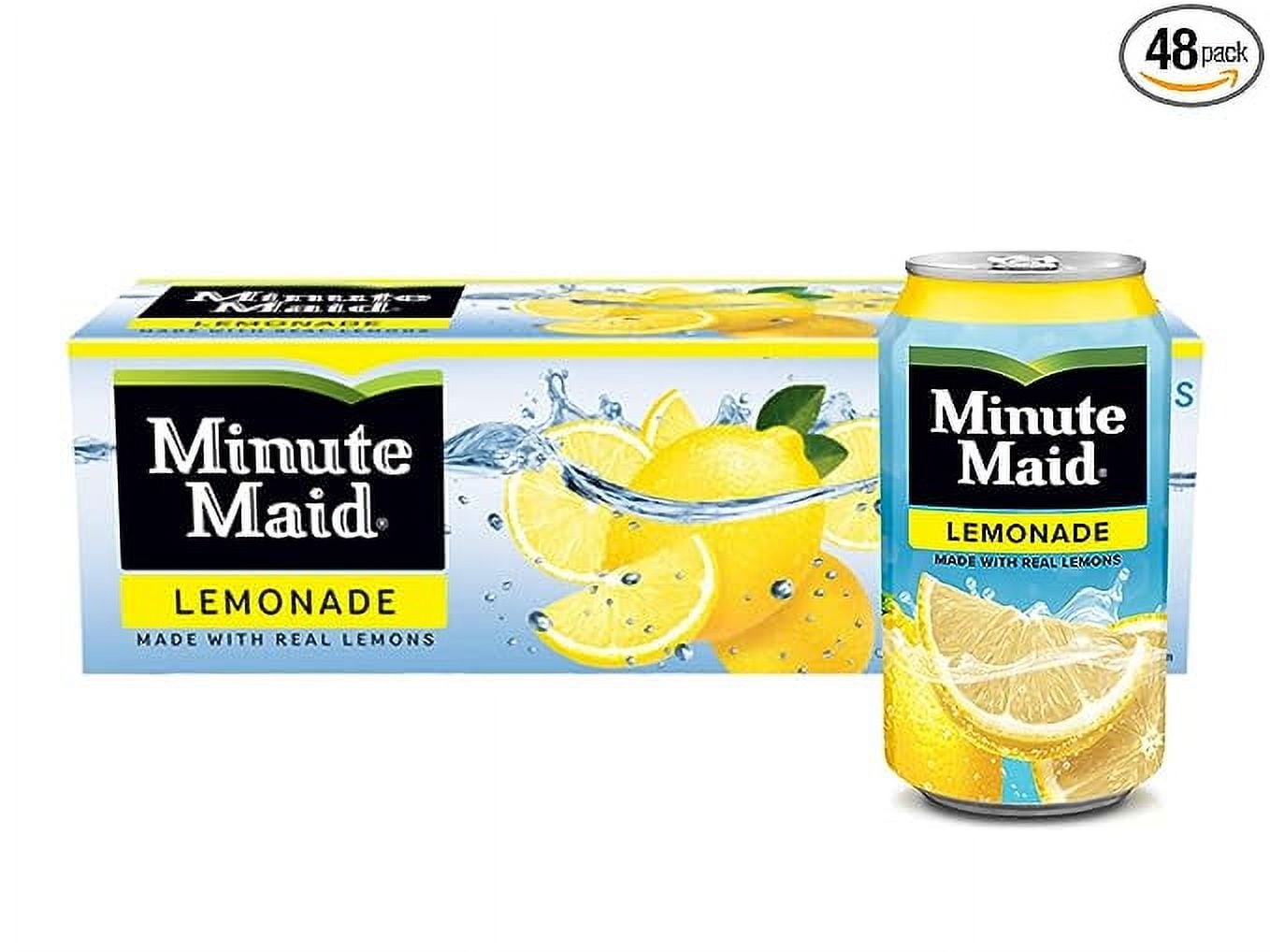 Louisiana Pantry Minute Maid Lemonade Cans, 12-Ounce, 48 Pack, Zesty ...