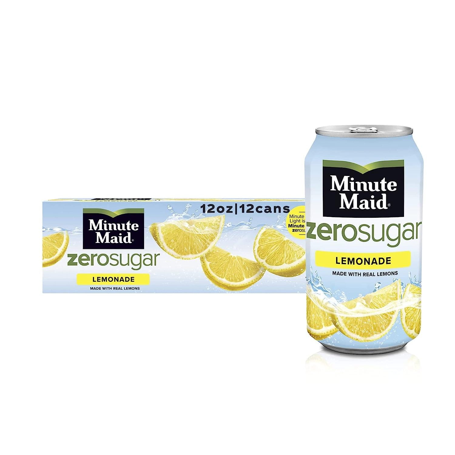 Ulareyoy Minute Maid Lemonade, 12 oz Cans, 12 Pack, Made with Real ...