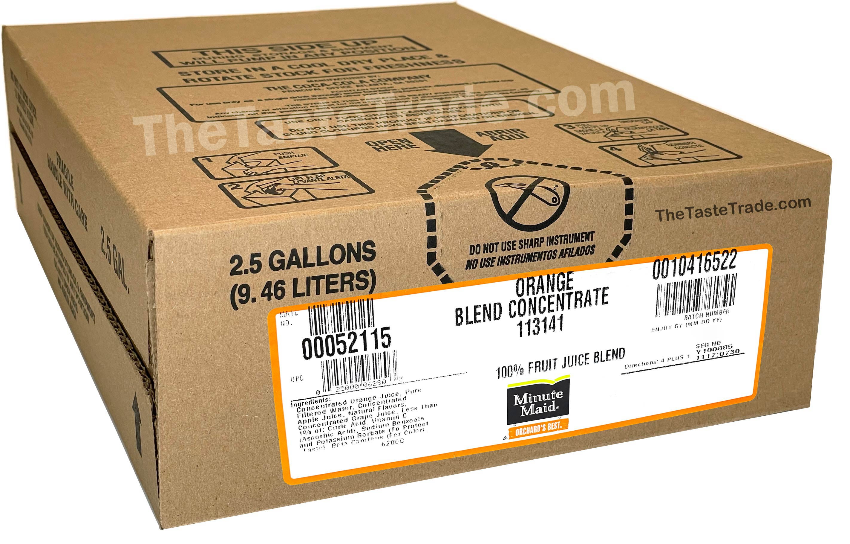 Minute Maid Orchard's Best Orange Juice 100% Blend Juice Concentrate ...