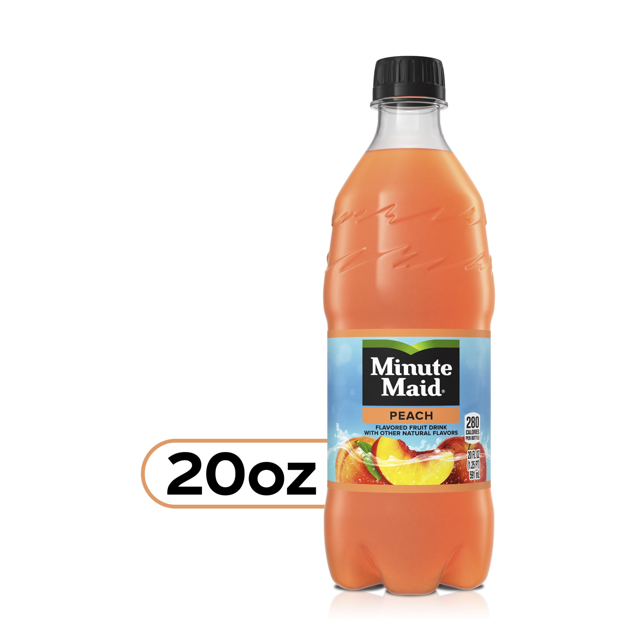 Minute Maid Peach Flavored Fruit Juice Drink, 20 fl oz Bottle - Walmart.com