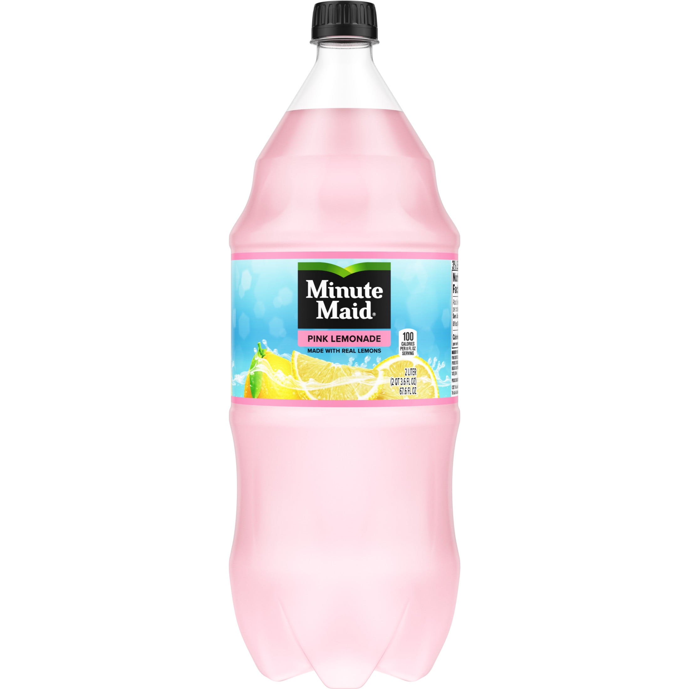 Minute Maid Pink Lemonade, Real Fruit Juice, 2 Liter Bottle - Groceries ...