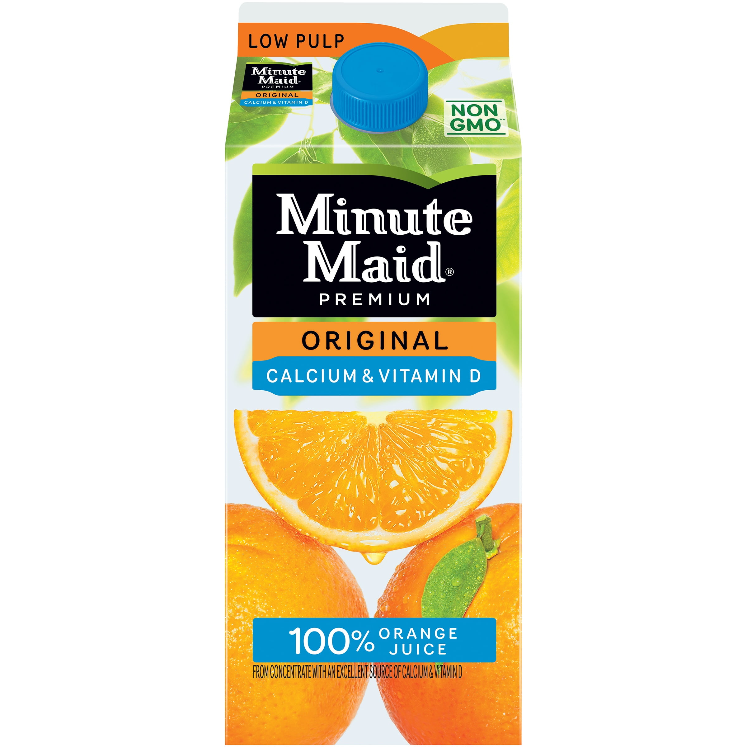 Minute Maid, Premium Original Calcium + Vitamin D Low Pulp 100% Orange ...